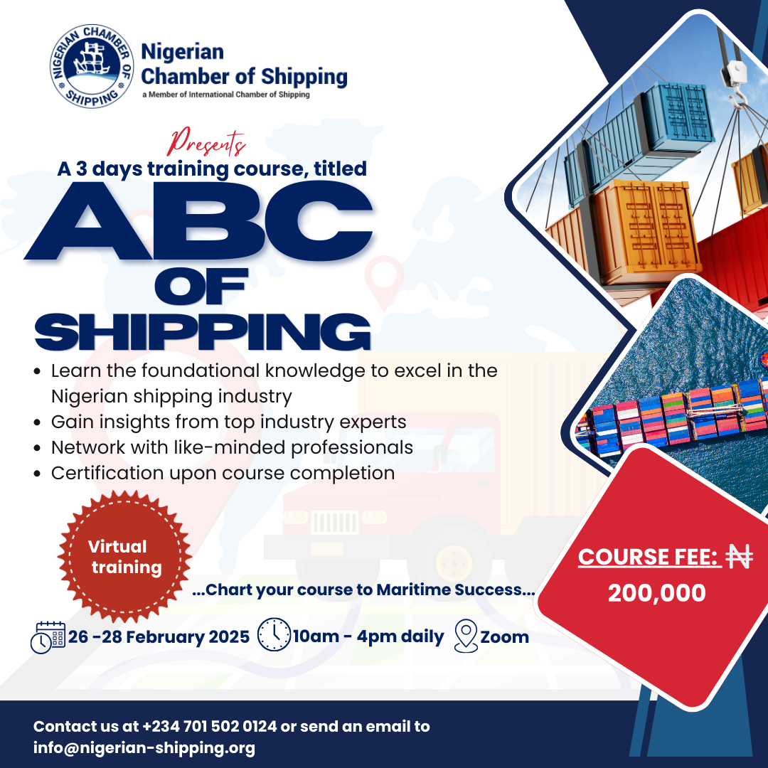 ABC OF SHIPPING TRAINING PROGRAM – Nigerian Chamber of Shipping